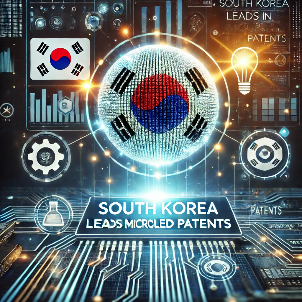 South Korea Achieves World’s Number One in MicroLED Patents: The ...