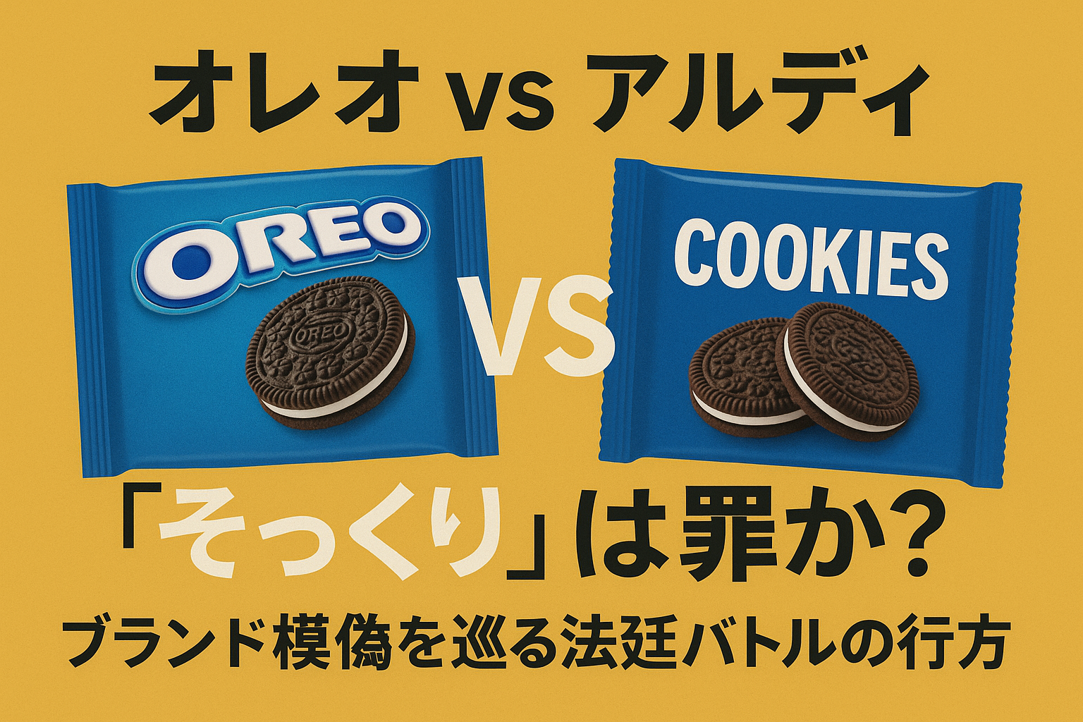 Oreo vs. Aldi — Is “Looking Alike” a Crime? The Legal Battle Over Brand ...